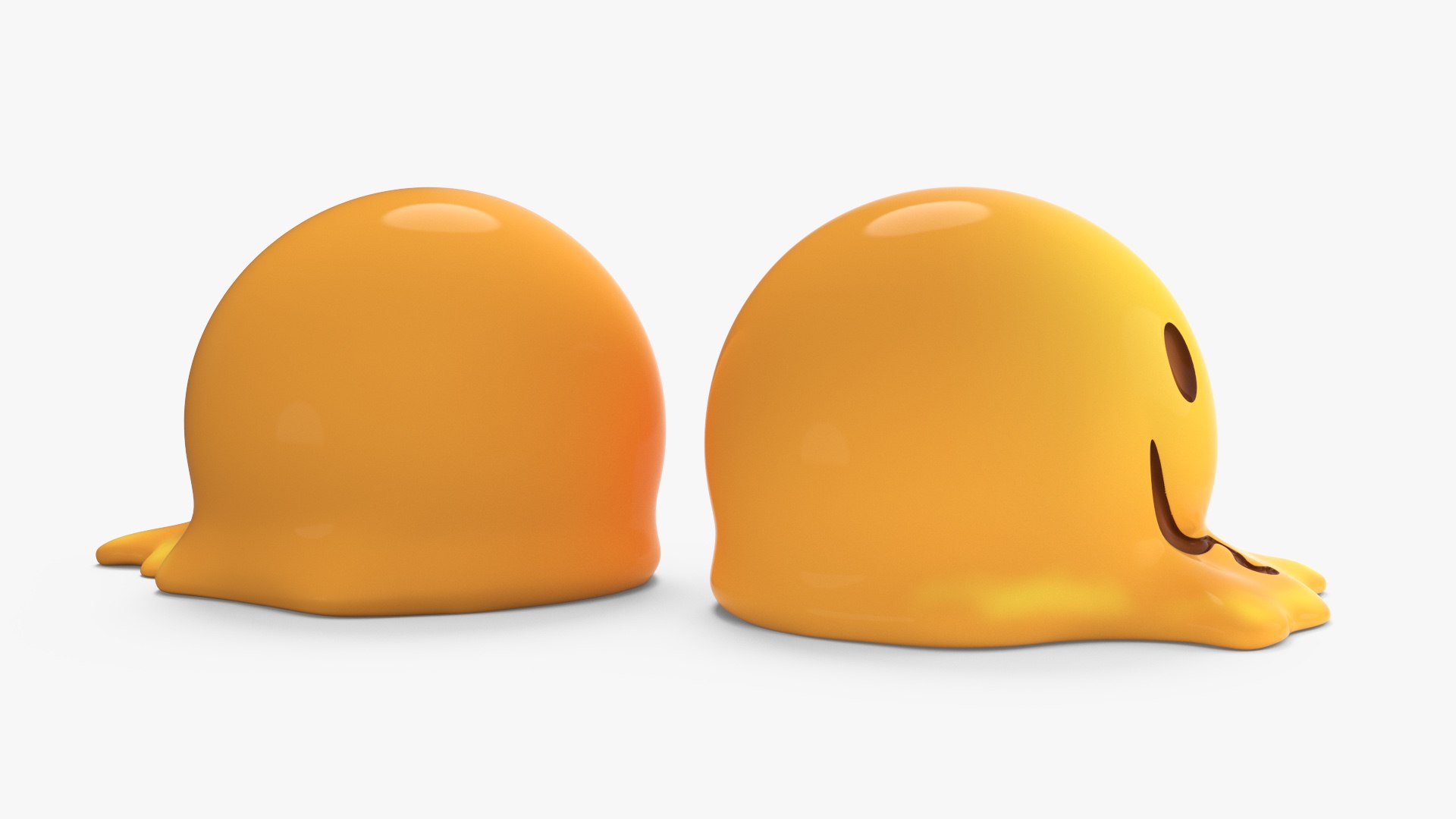 Emoji Melting Face 3D Model - TurboSquid 2240515