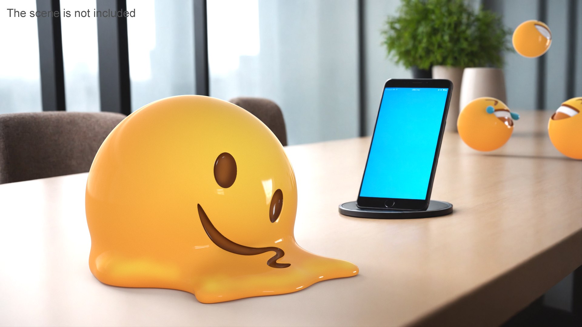Emoji Melting Face 3D Model - TurboSquid 2240515