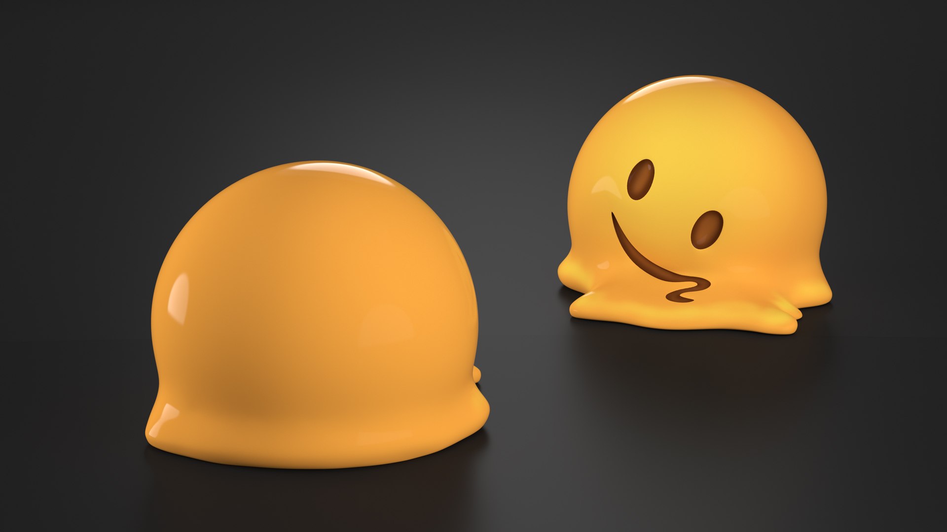 Emoji Melting Face 3D Model - TurboSquid 2240515