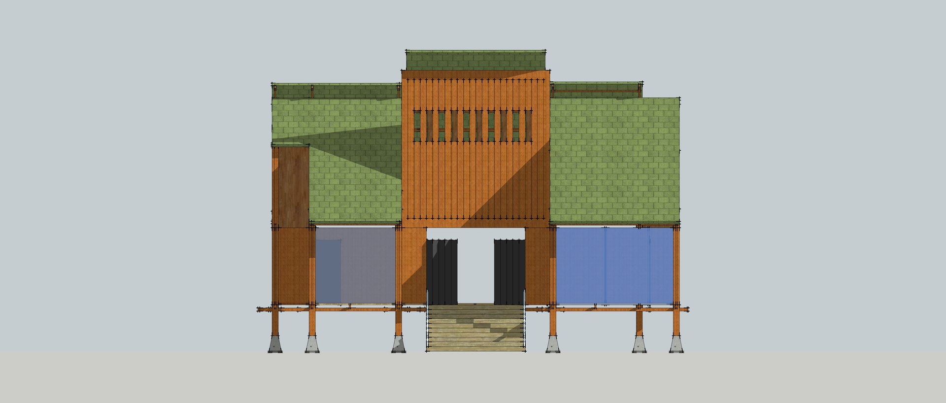 3d model eco village