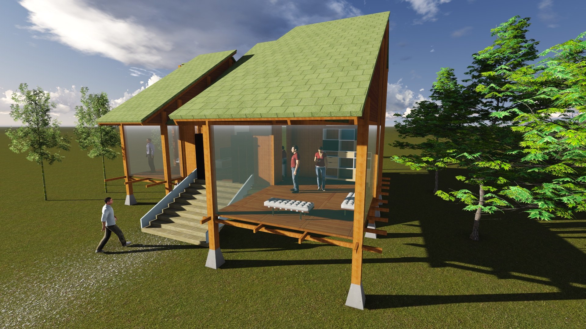 3d model eco village