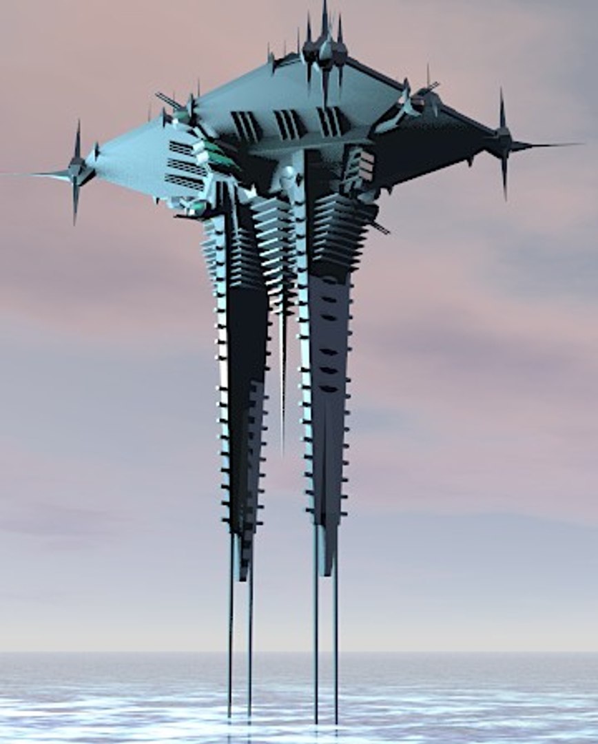 3d Sky Platform Model