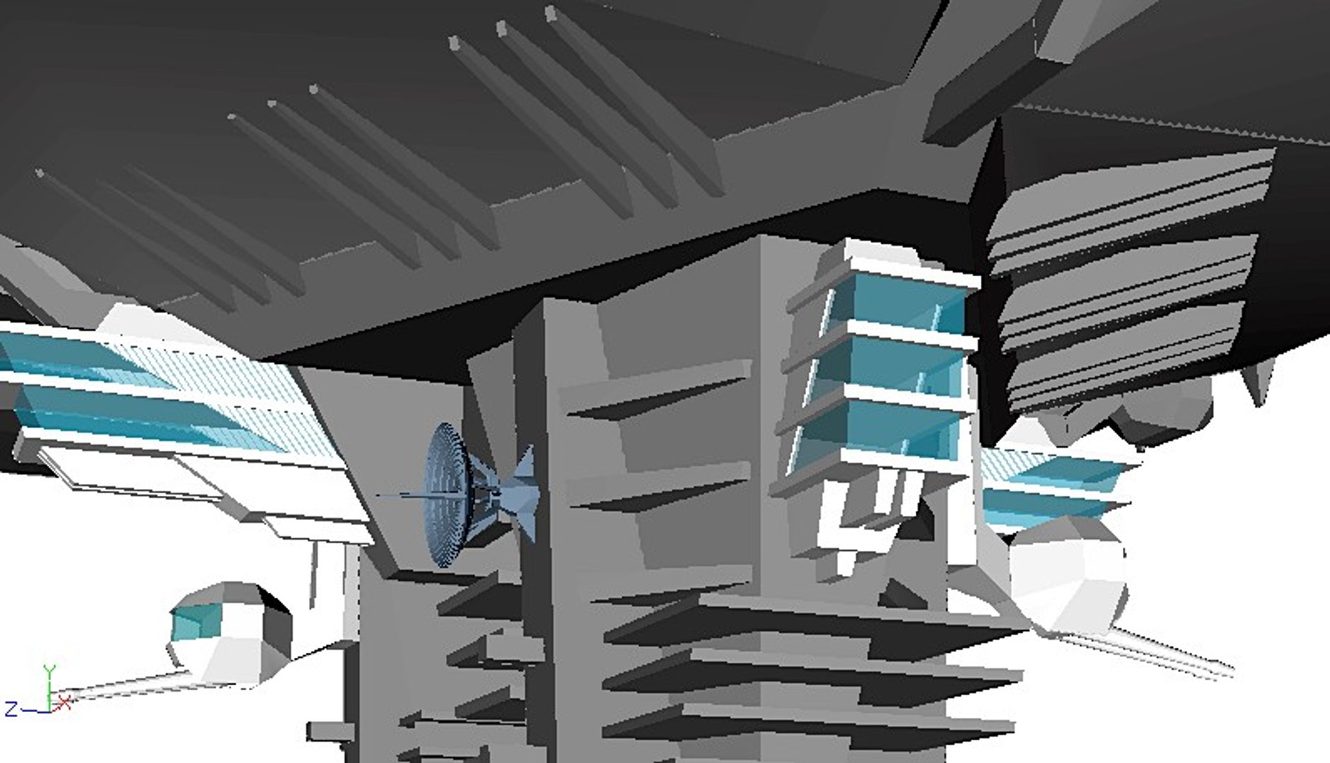 3d Sky Platform Model