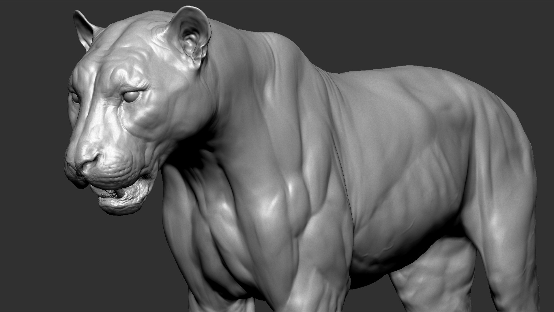 3D tiger vfx ultra zbrush - TurboSquid 1531903