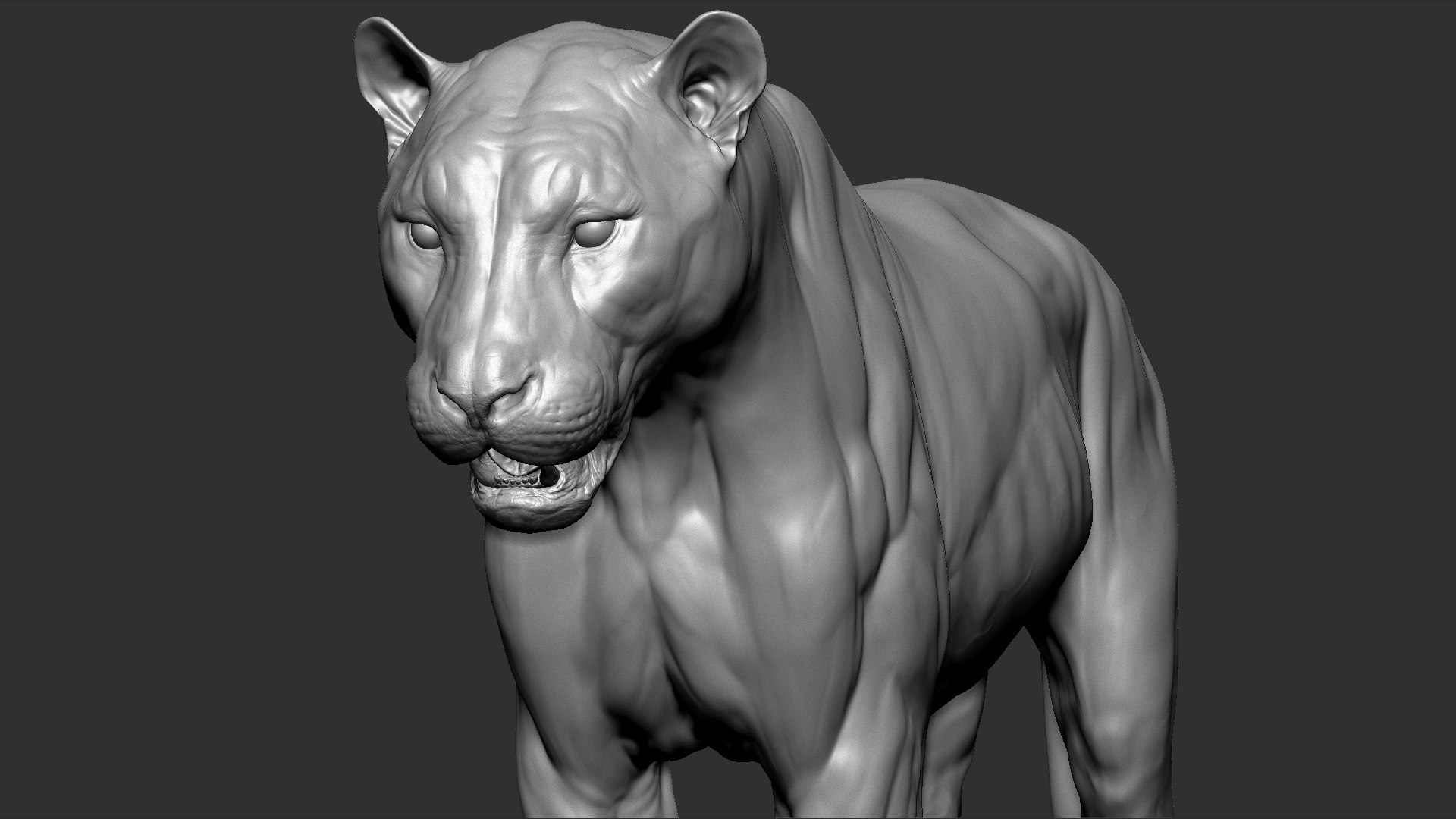 3D tiger vfx ultra zbrush - TurboSquid 1531903