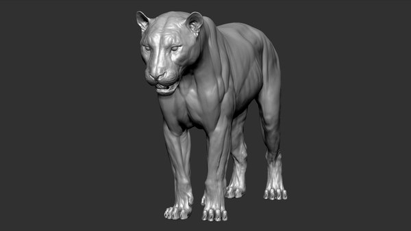 3D tiger vfx ultra zbrush - TurboSquid 1531903