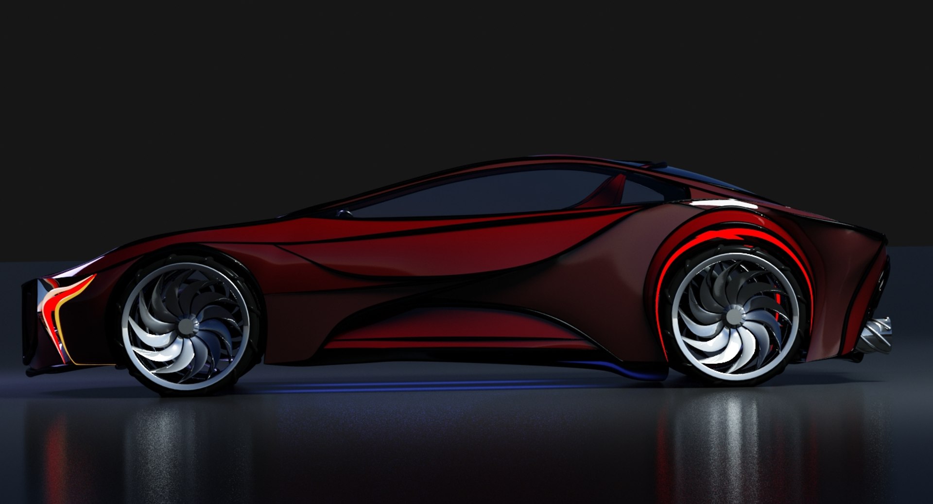 Concept Car 3D Model - TurboSquid 1229452