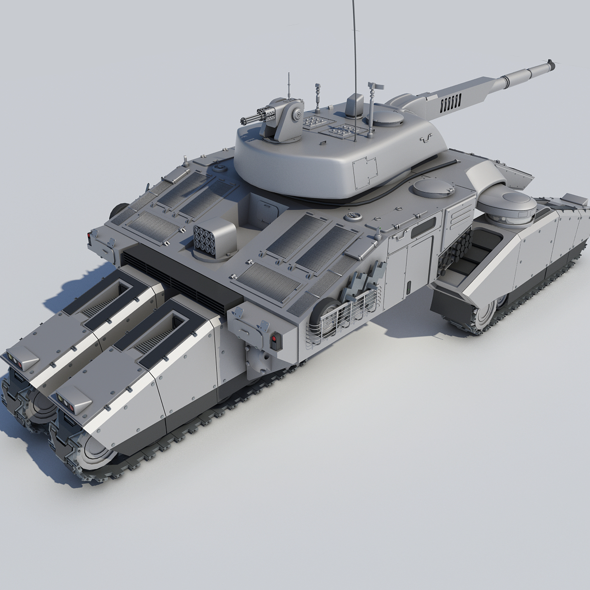 modelo 3d concepto de tanque futurista - TurboSquid 1082681
