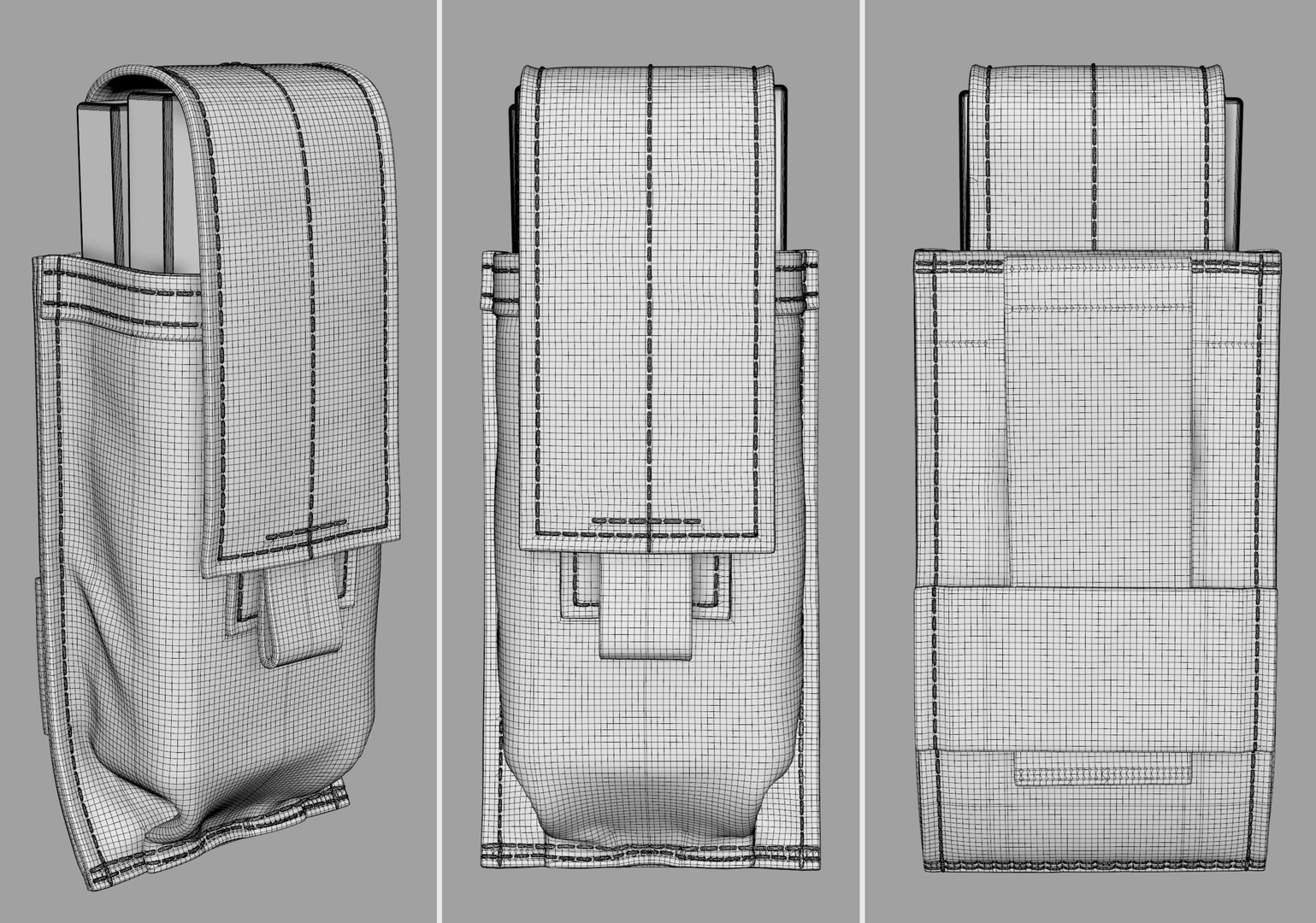 Combat Pouches 3D model - TurboSquid 2070901