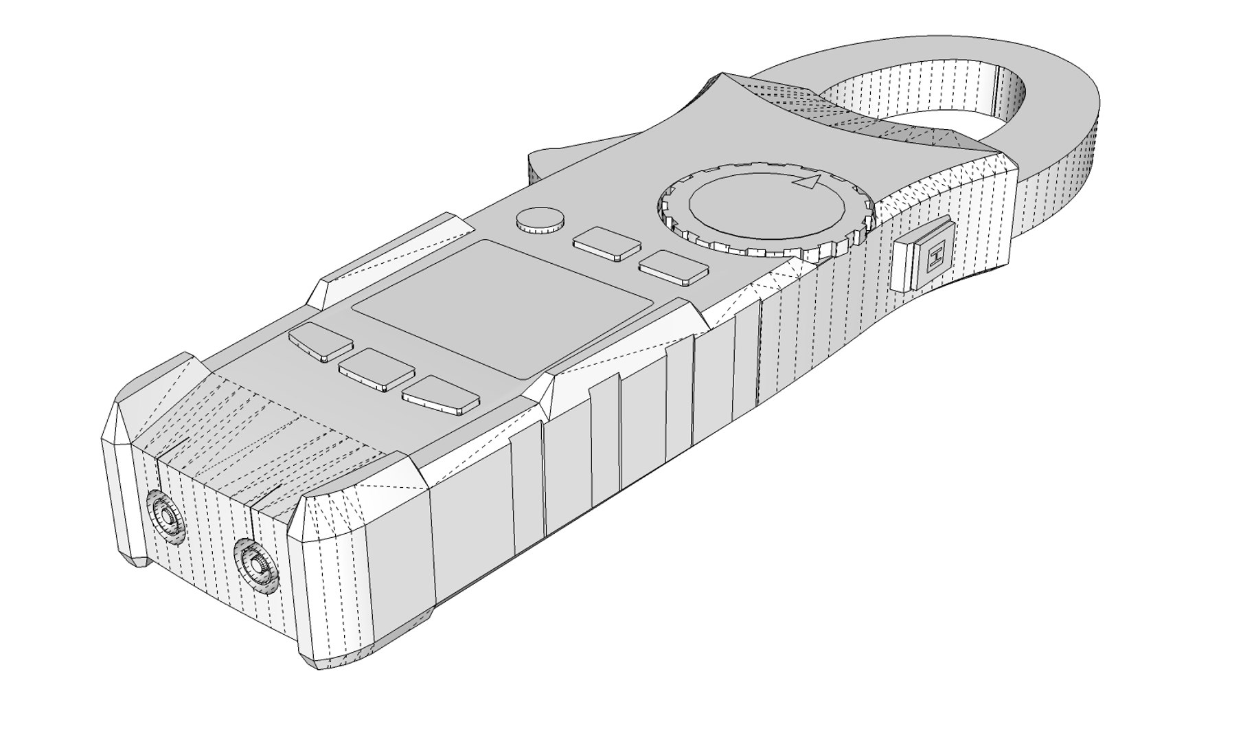 3D Multimeter Ammeter Model - TurboSquid 1327024