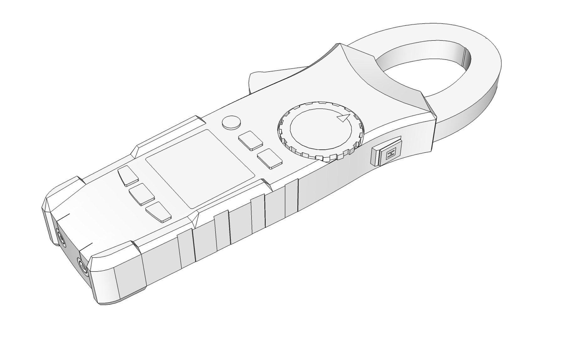 3D Multimeter Ammeter Model - TurboSquid 1327024