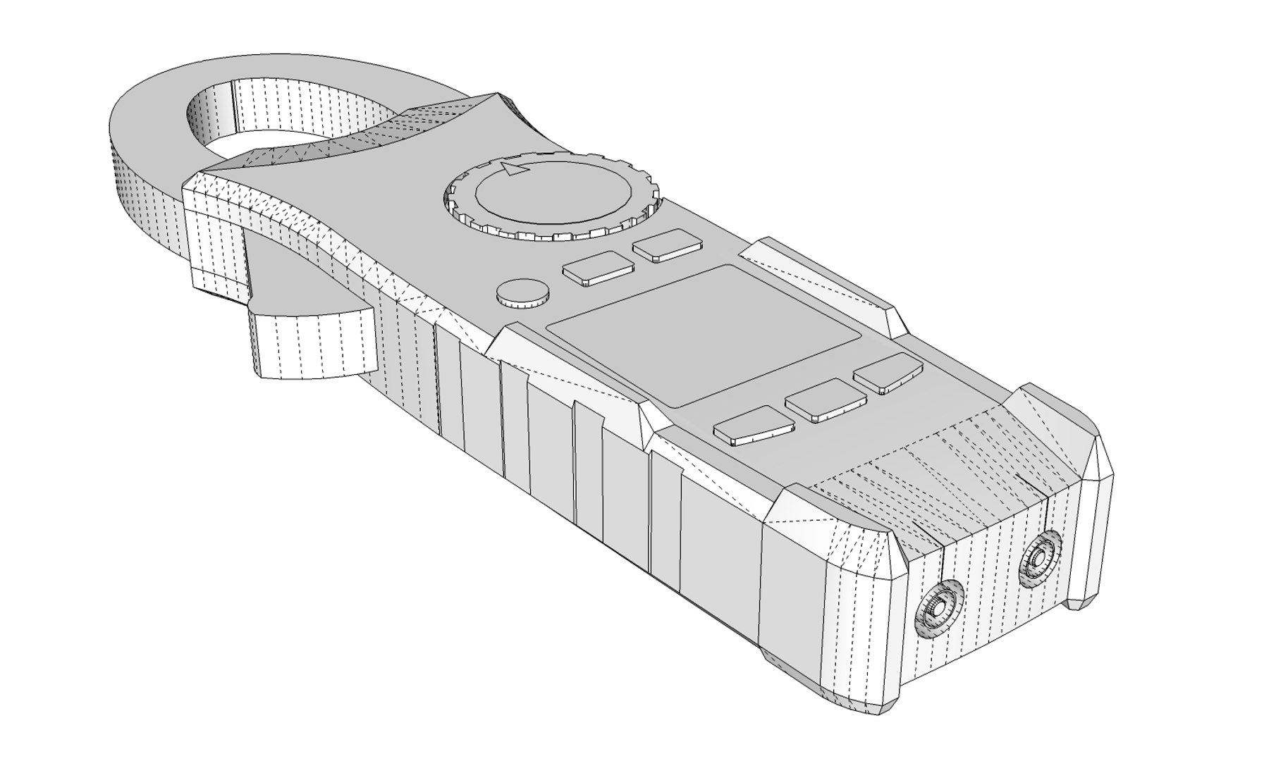 3D Multimeter Ammeter Model - TurboSquid 1327024
