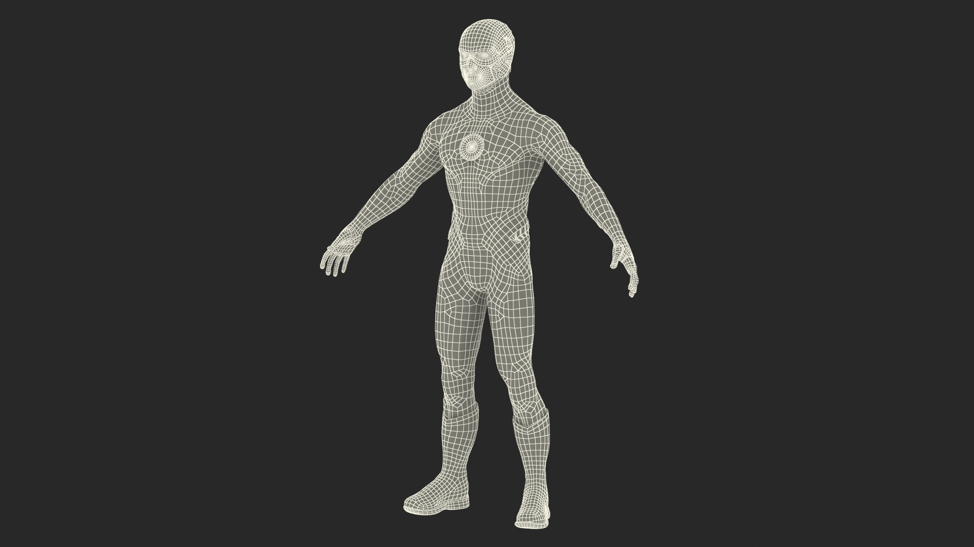 Superhero Character A-pose 3D model - TurboSquid 2073175