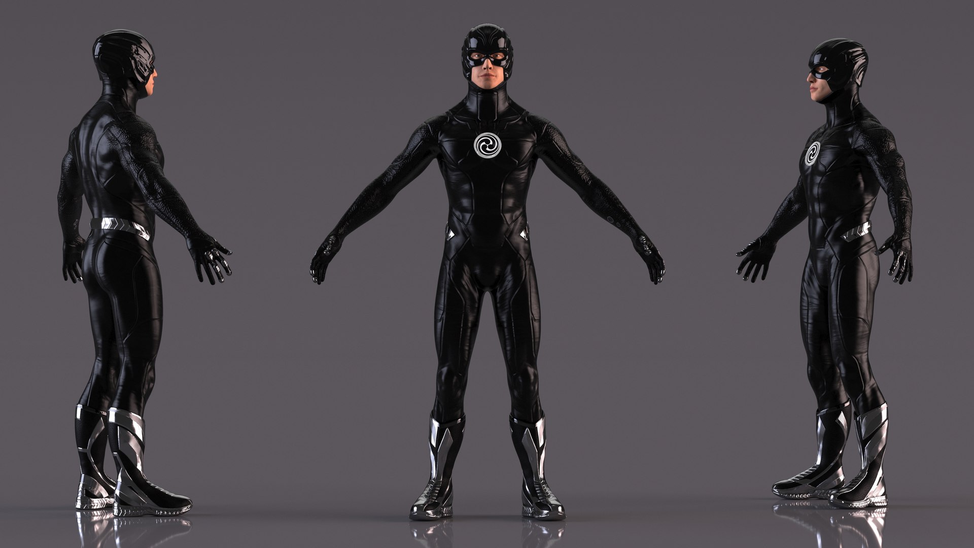 Superhero Character A-pose 3D model - TurboSquid 2073175