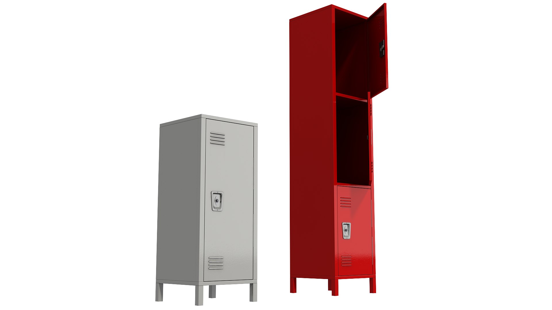Steel Locker Model - TurboSquid 1954092