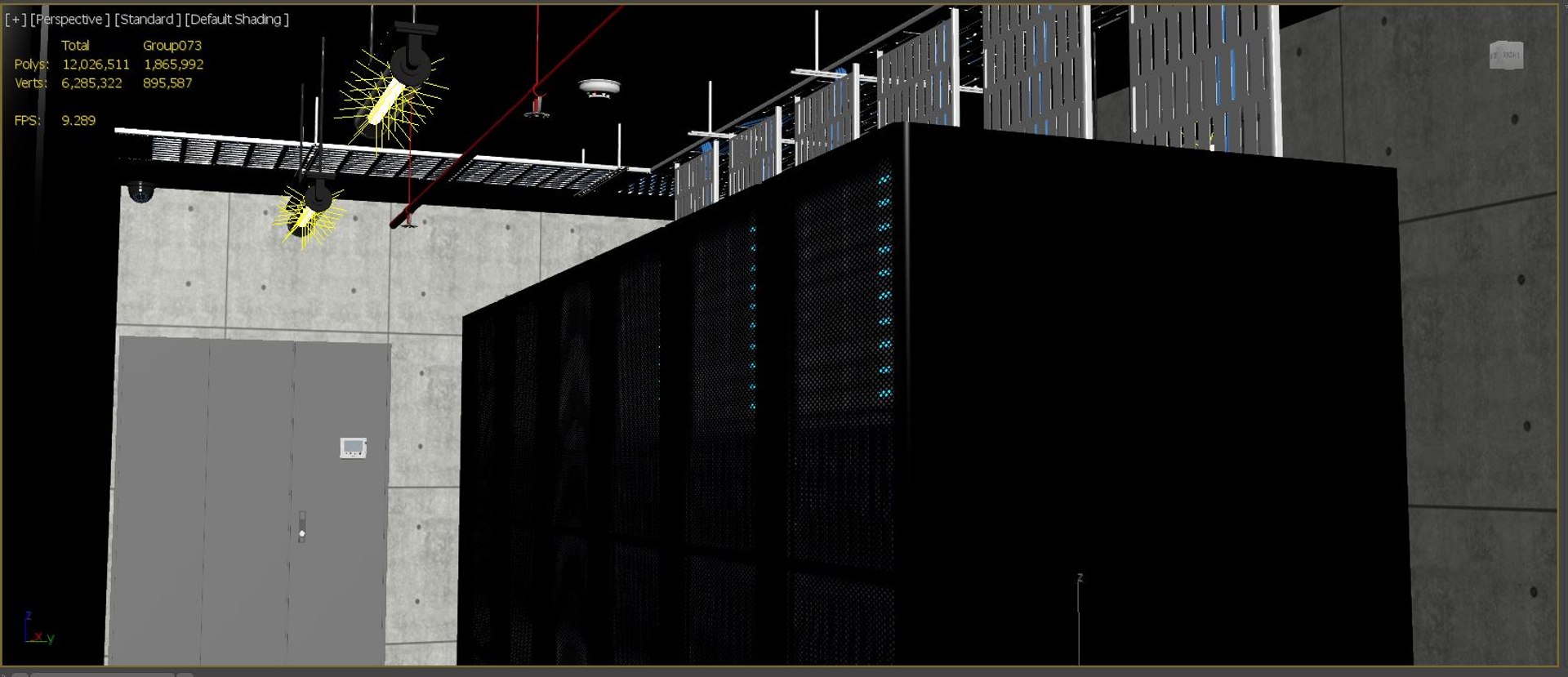 Server Room 3D Model - TurboSquid 1490090