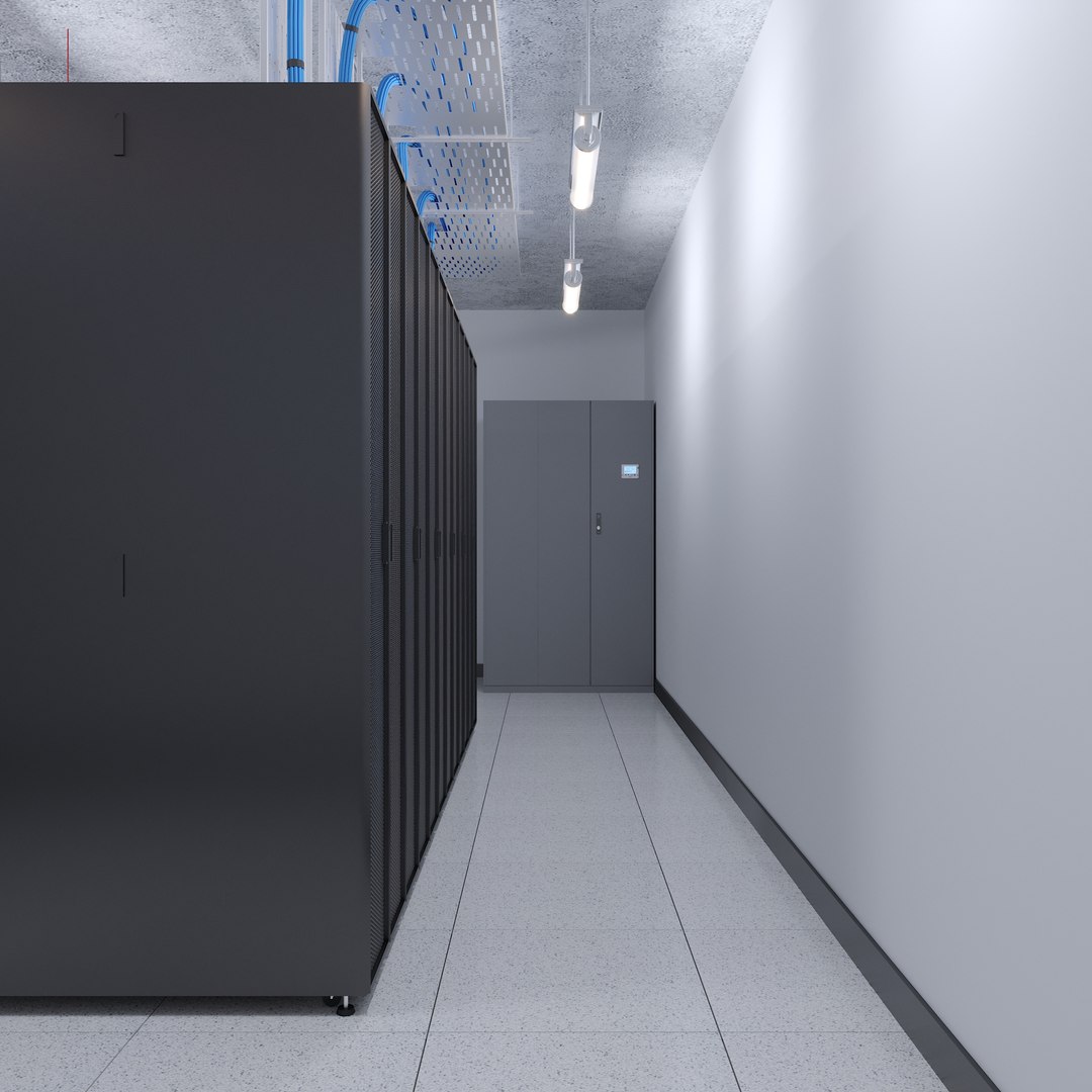 Server Room 3D Model - TurboSquid 1490090