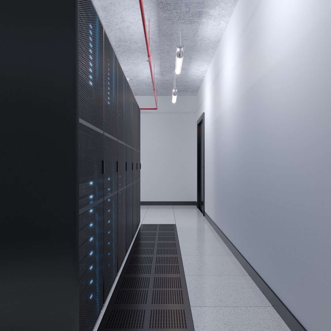 Server Room 3D Model - TurboSquid 1490090