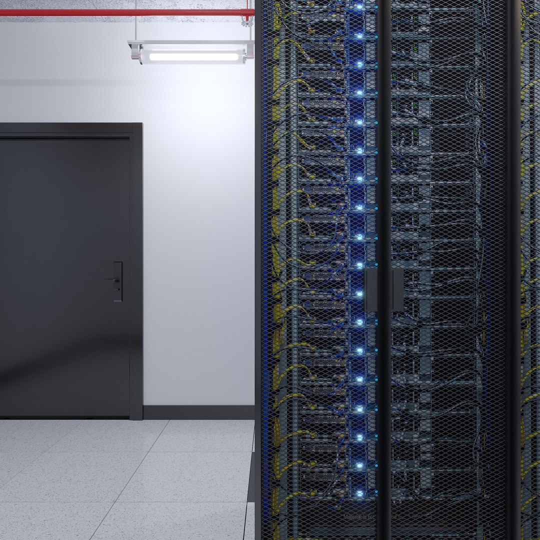 Server Room 3D Model - TurboSquid 1490090