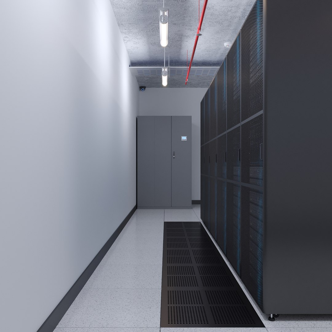 Server Room 3D Model - TurboSquid 1490090