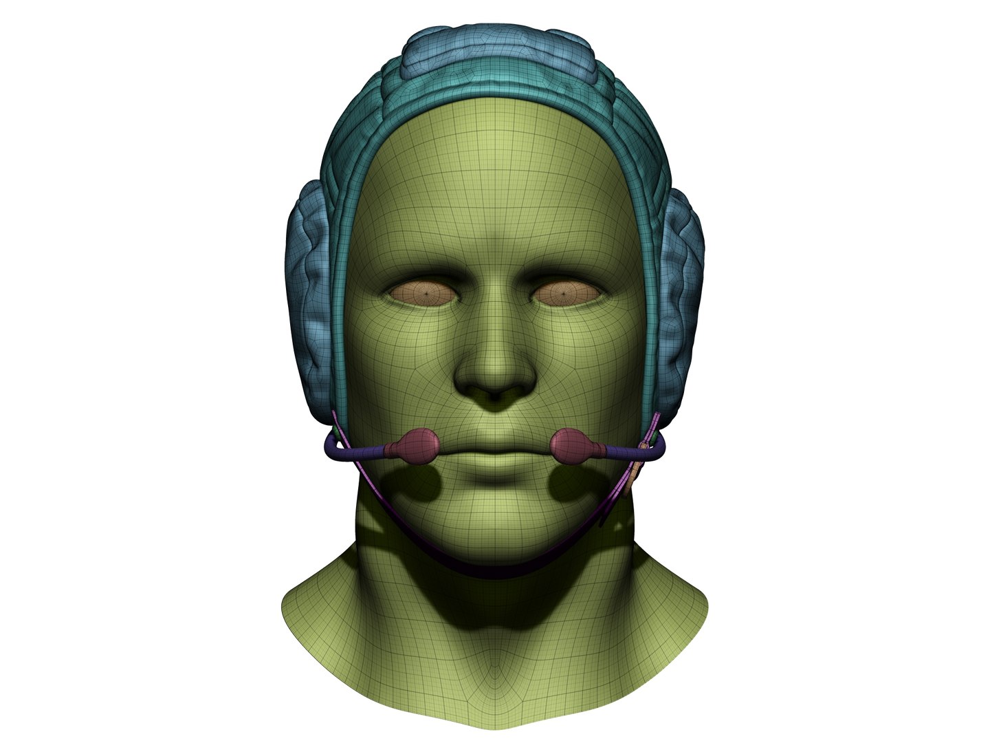 Astronaut Head And Cap High Poly 3D Model - TurboSquid 1784597