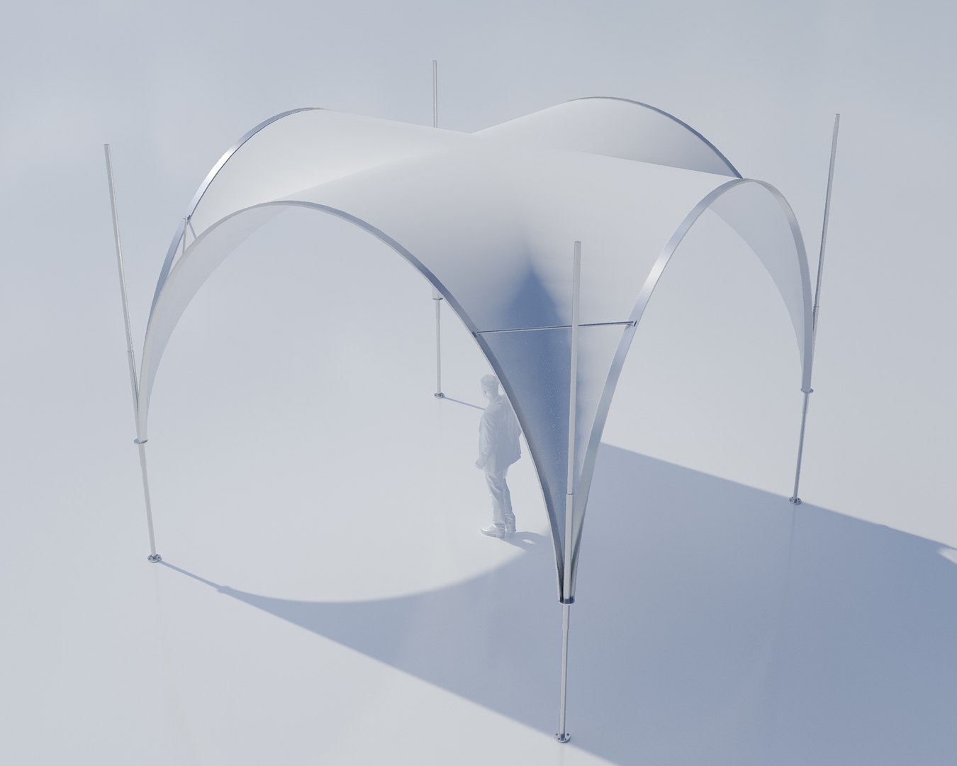Event tent 3D model - TurboSquid 1606463