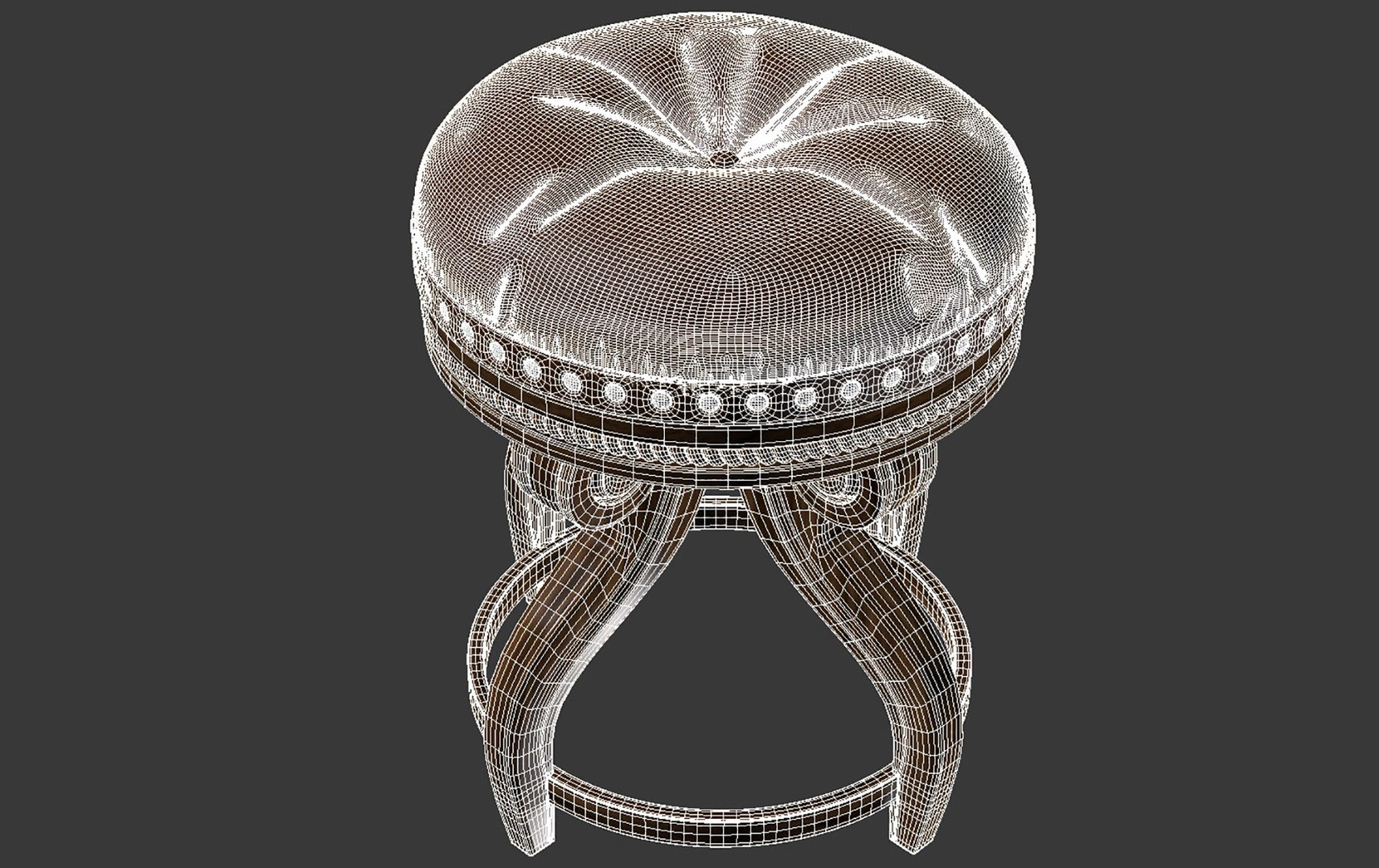 3D Stool Classic Model - TurboSquid 1952808