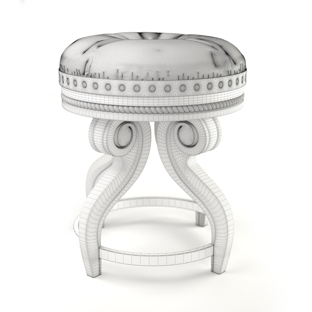 3D Stool Classic Model - TurboSquid 1952808