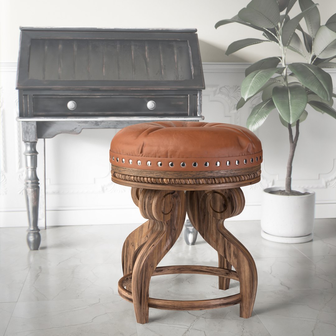3D Stool Classic Model - TurboSquid 1952808