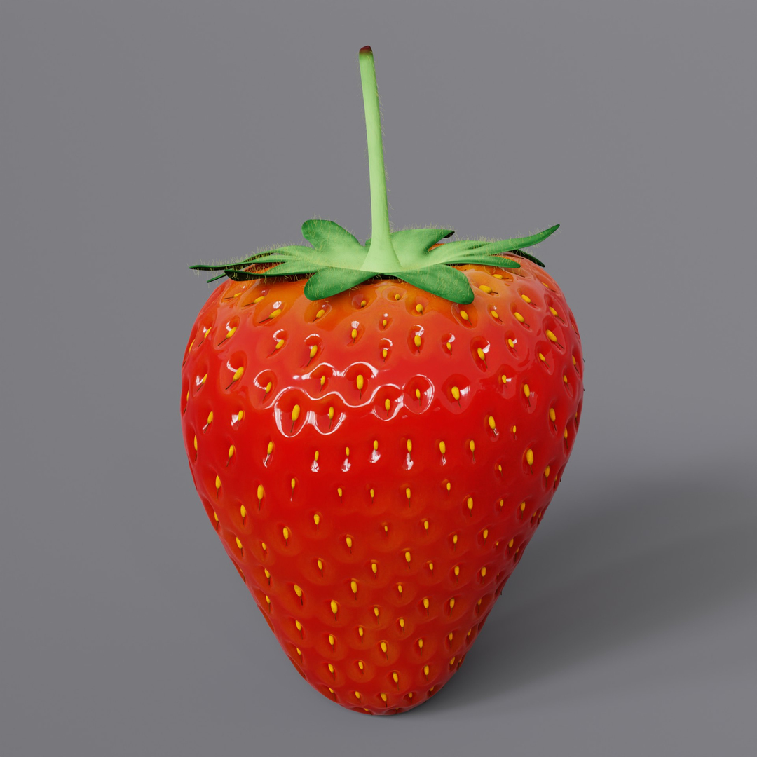 Strawberries 3D Model - TurboSquid 2024327