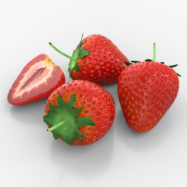 modelo 3d Strawberries - TurboSquid 2024327