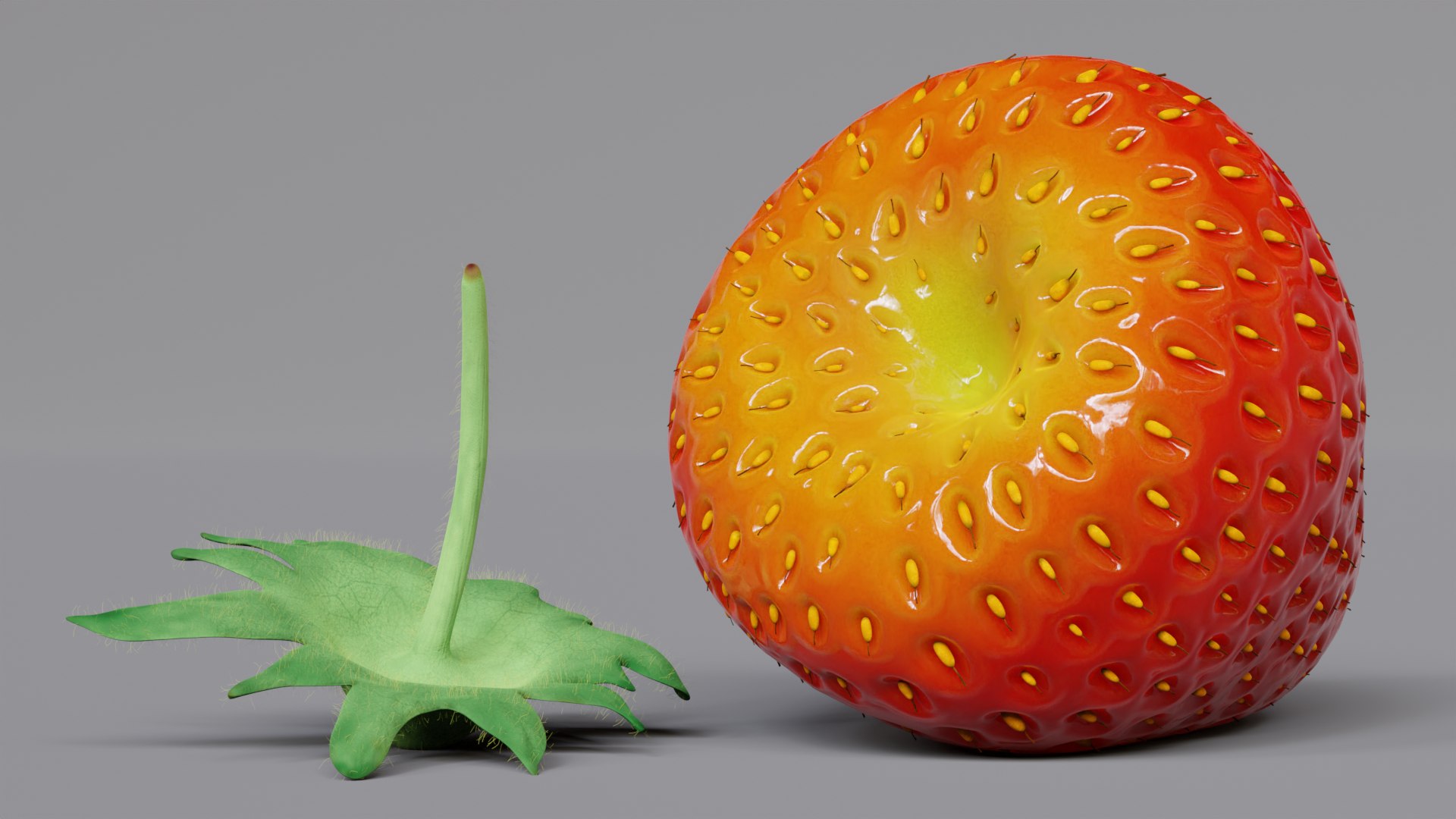 Strawberries 3D model - TurboSquid 2024327