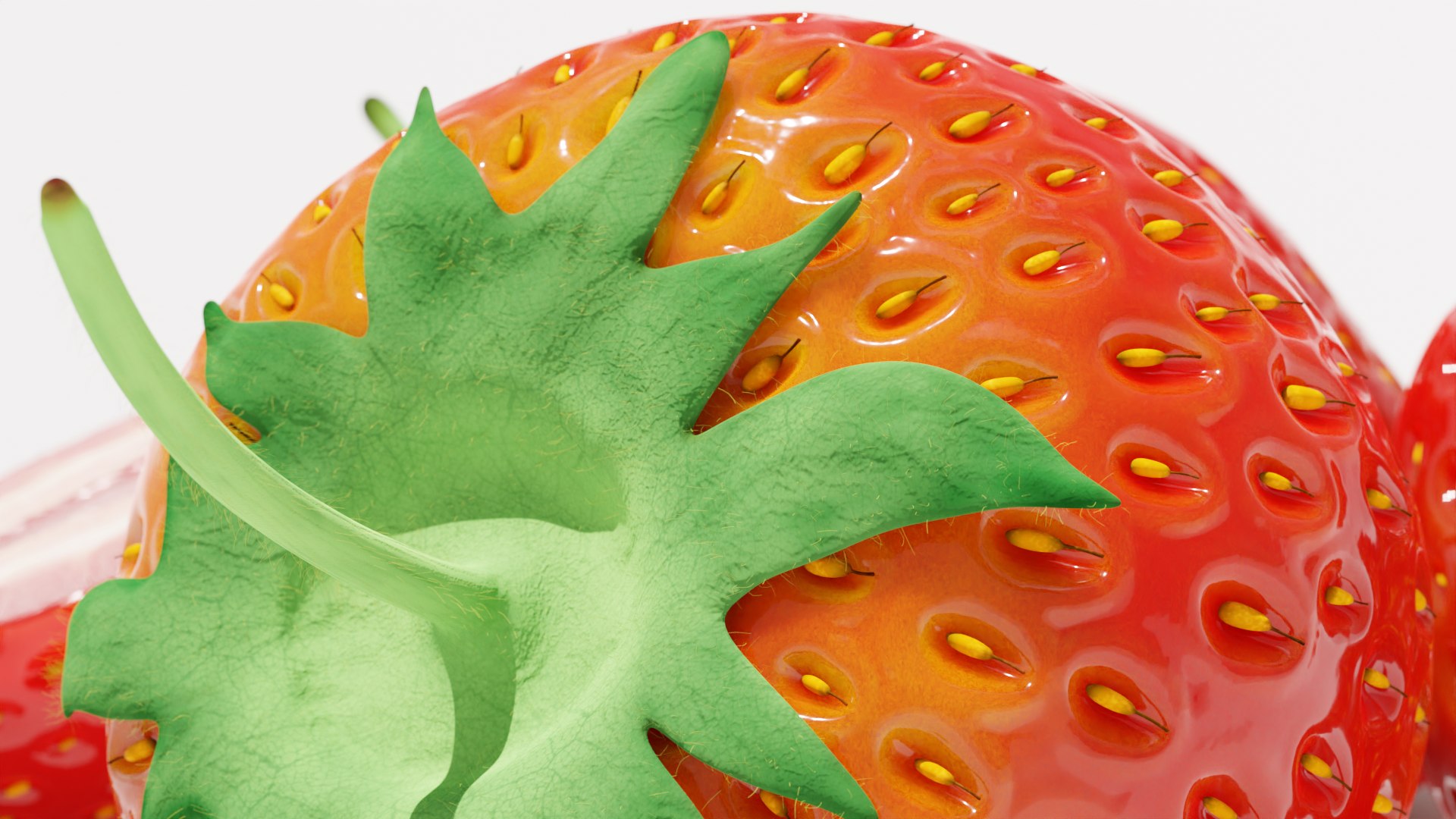 Strawberries 3D Model - TurboSquid 2024327