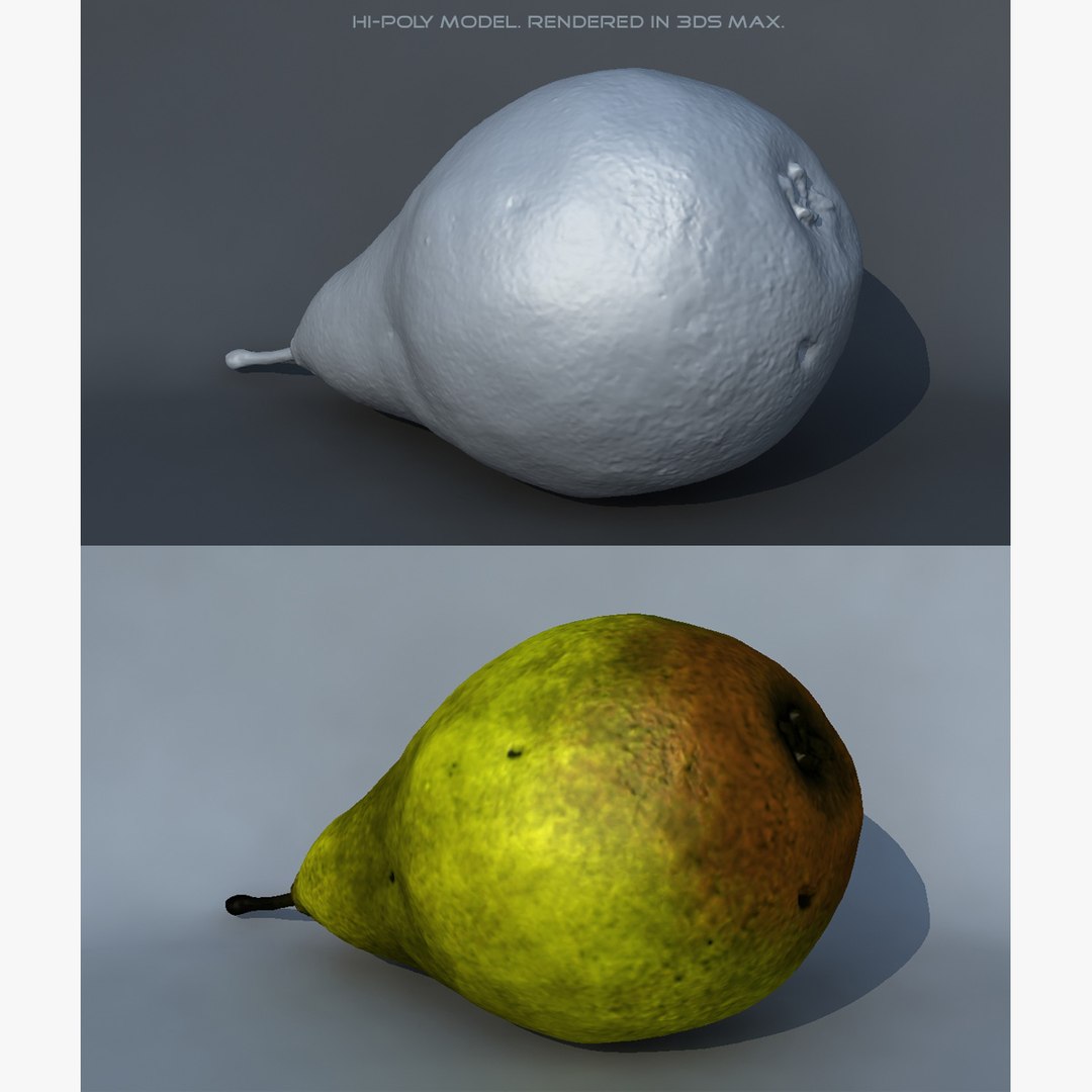 3d Model Fruit Pear