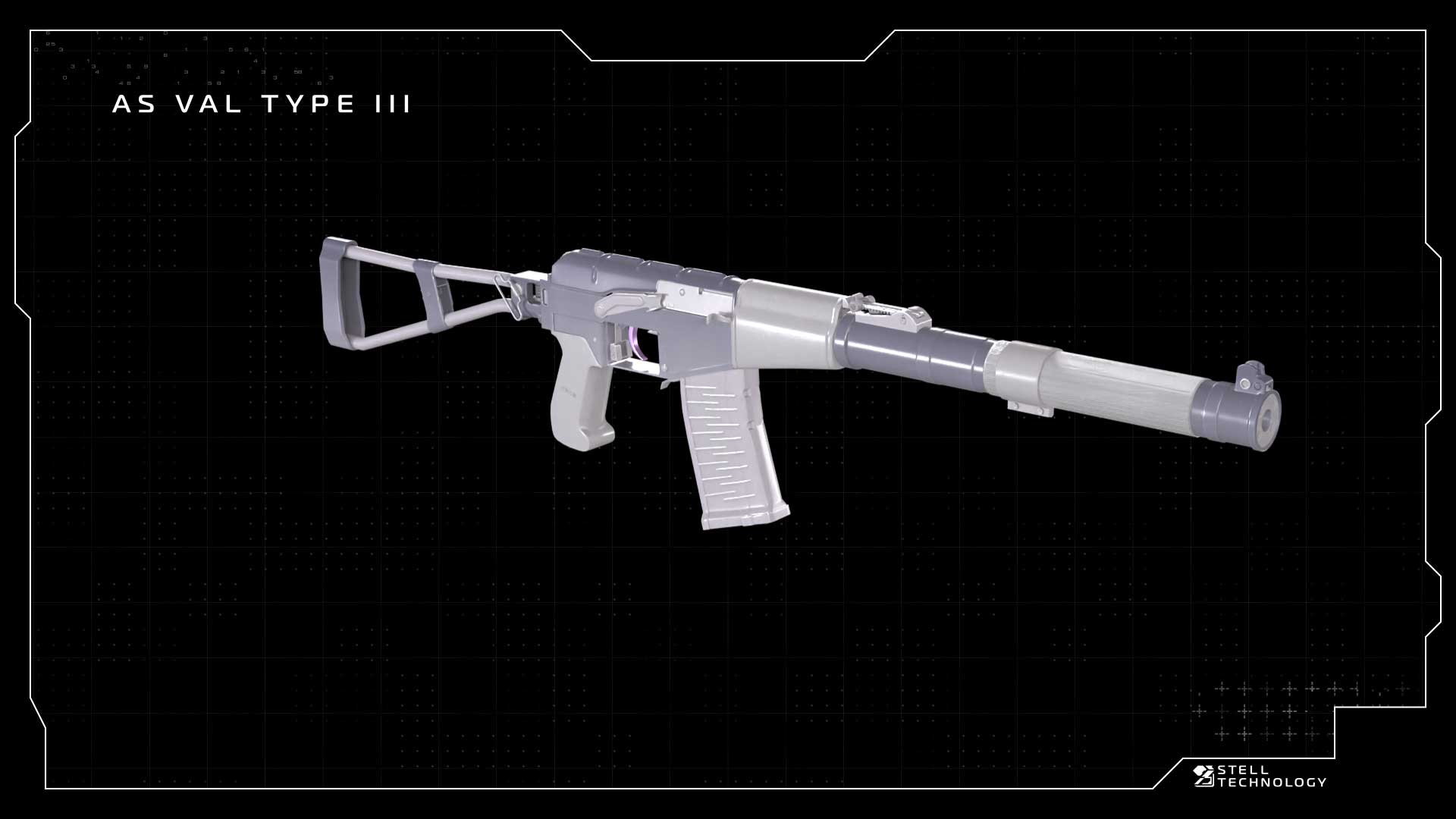 AS VAL TYPE III RIFLE X MIDNIGNT X PISTOL NETBLUE EDITION STELL TECH 3D ...