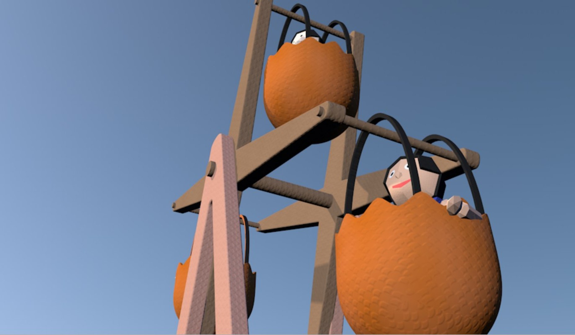 Origami Swing 3D - TurboSquid 1365834