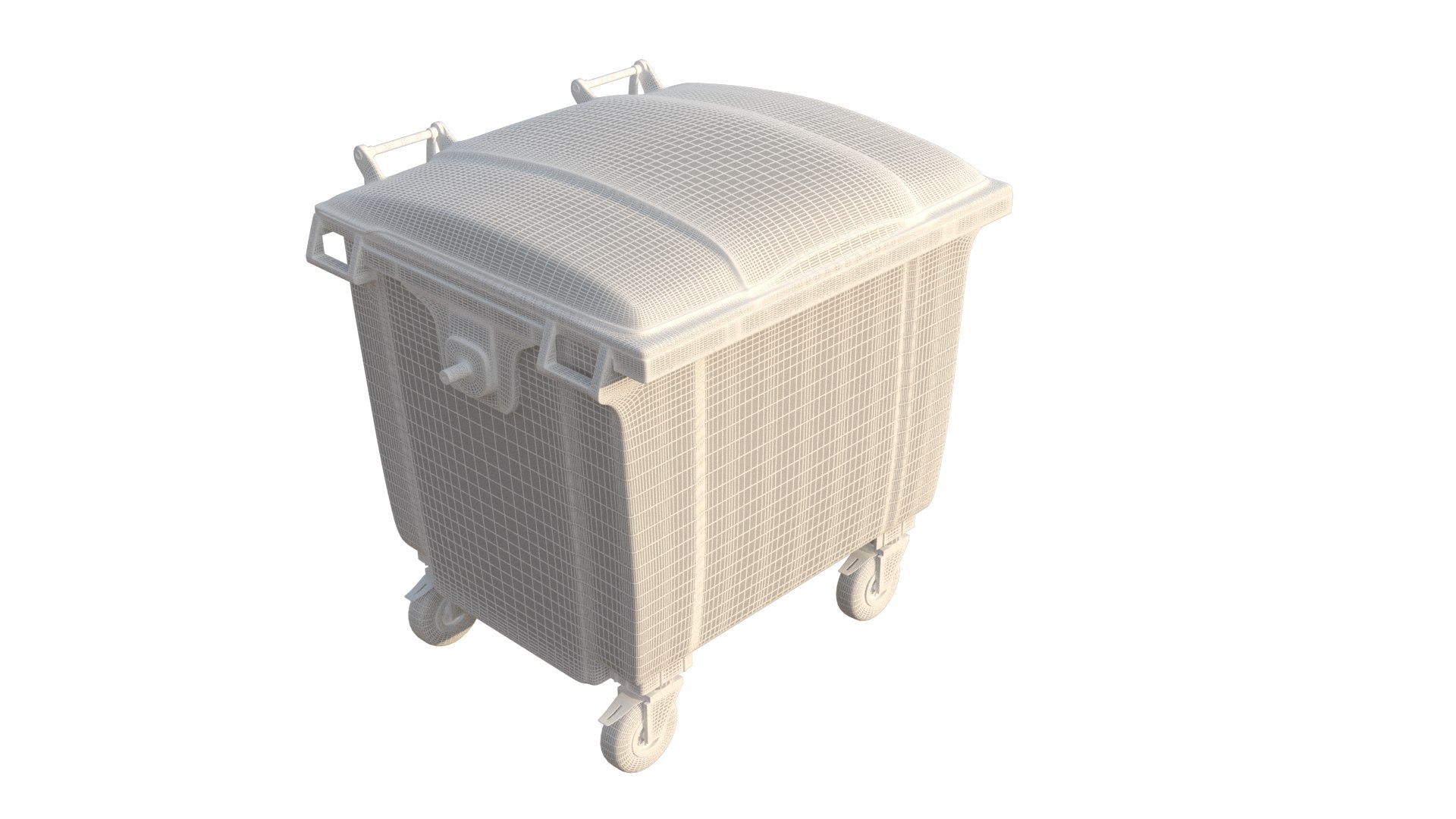 3D Dustbin Old - Trash Can Animation Ready With Shaders 3D Model 3D ...