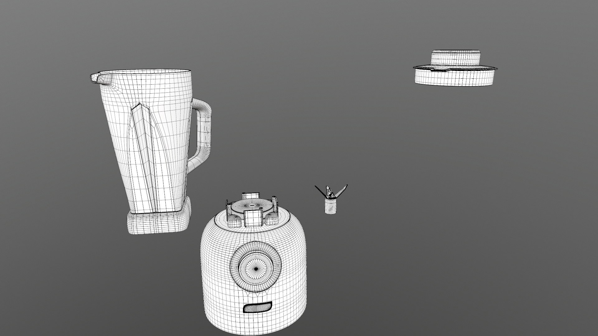 3D Mixer Grinder Model - TurboSquid 2023735