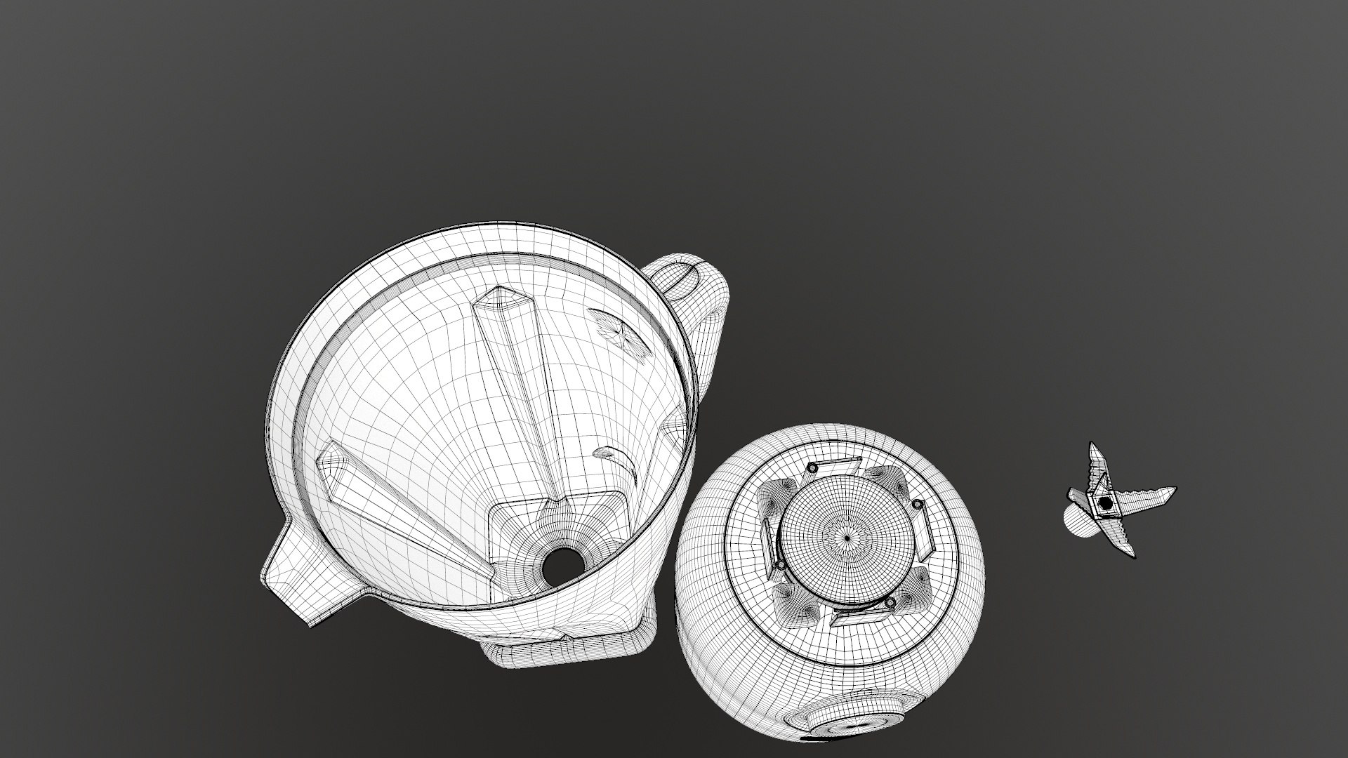 3D Mixer Grinder Model - TurboSquid 2023735