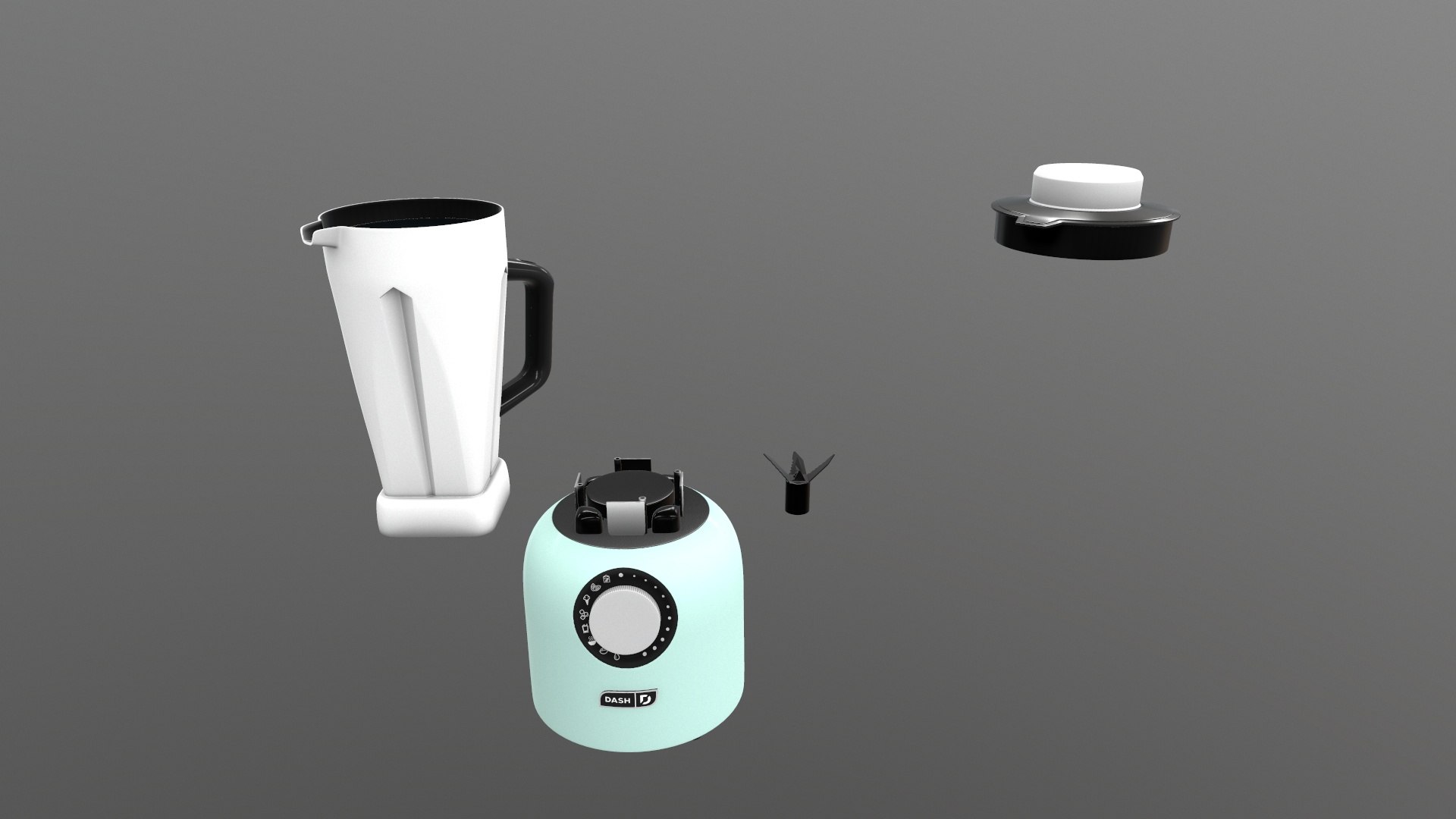 3D Mixer Grinder Model - TurboSquid 2023735