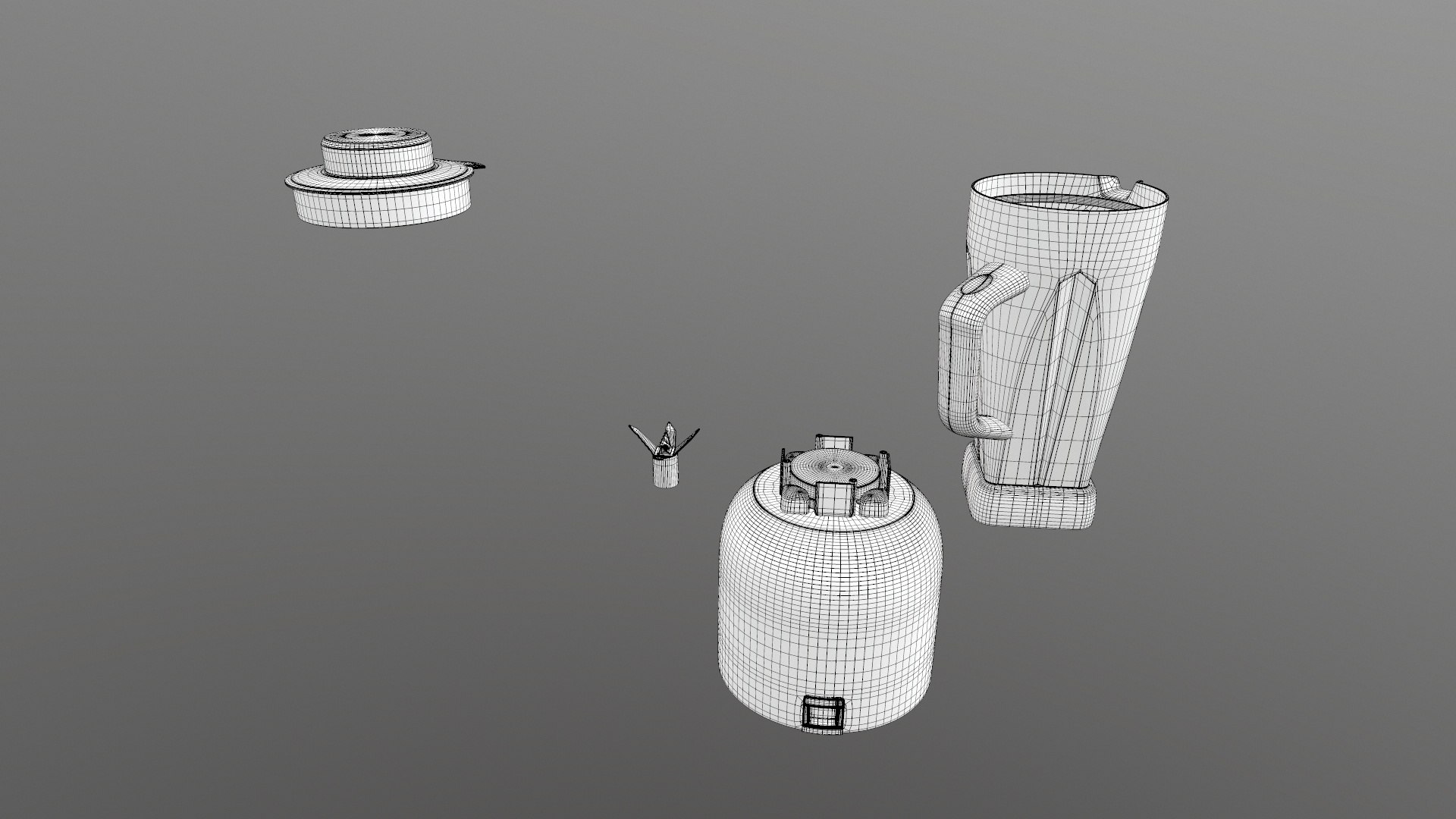 3D Mixer Grinder Model - TurboSquid 2023735