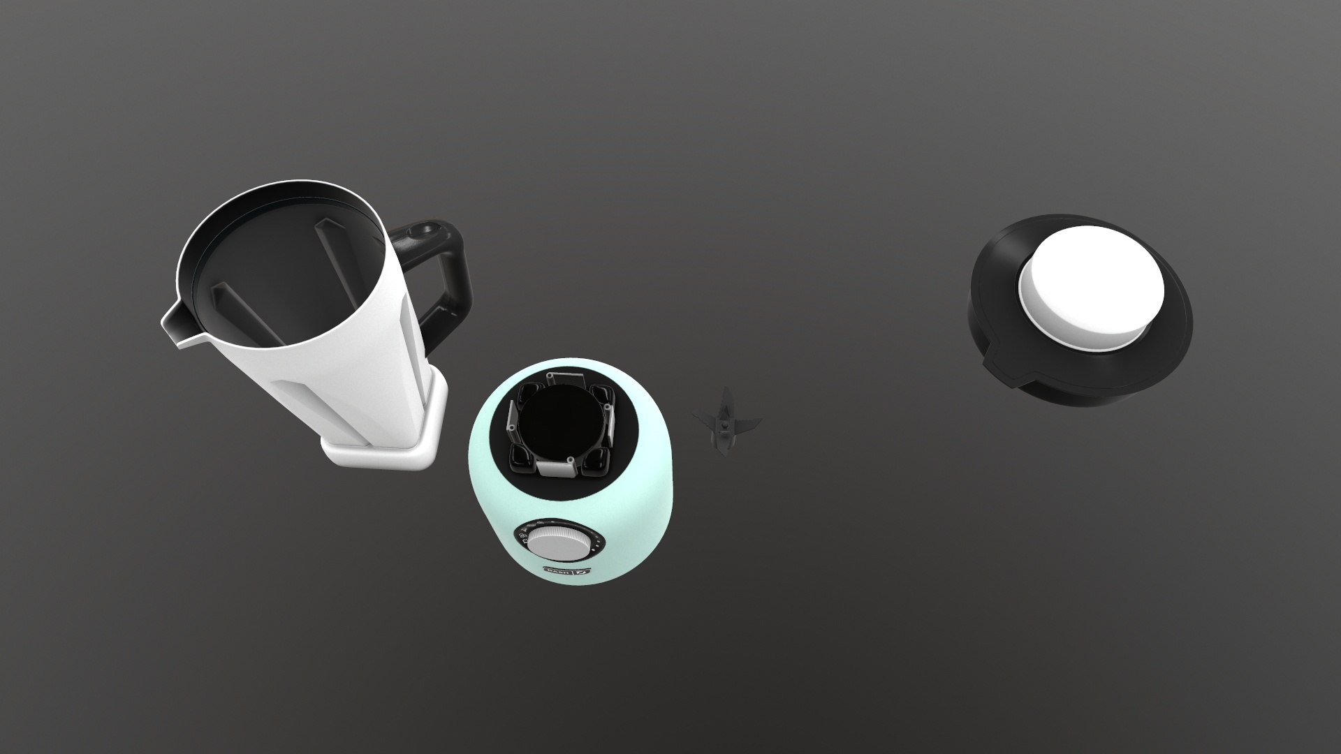 3D Mixer Grinder Model - TurboSquid 2023735