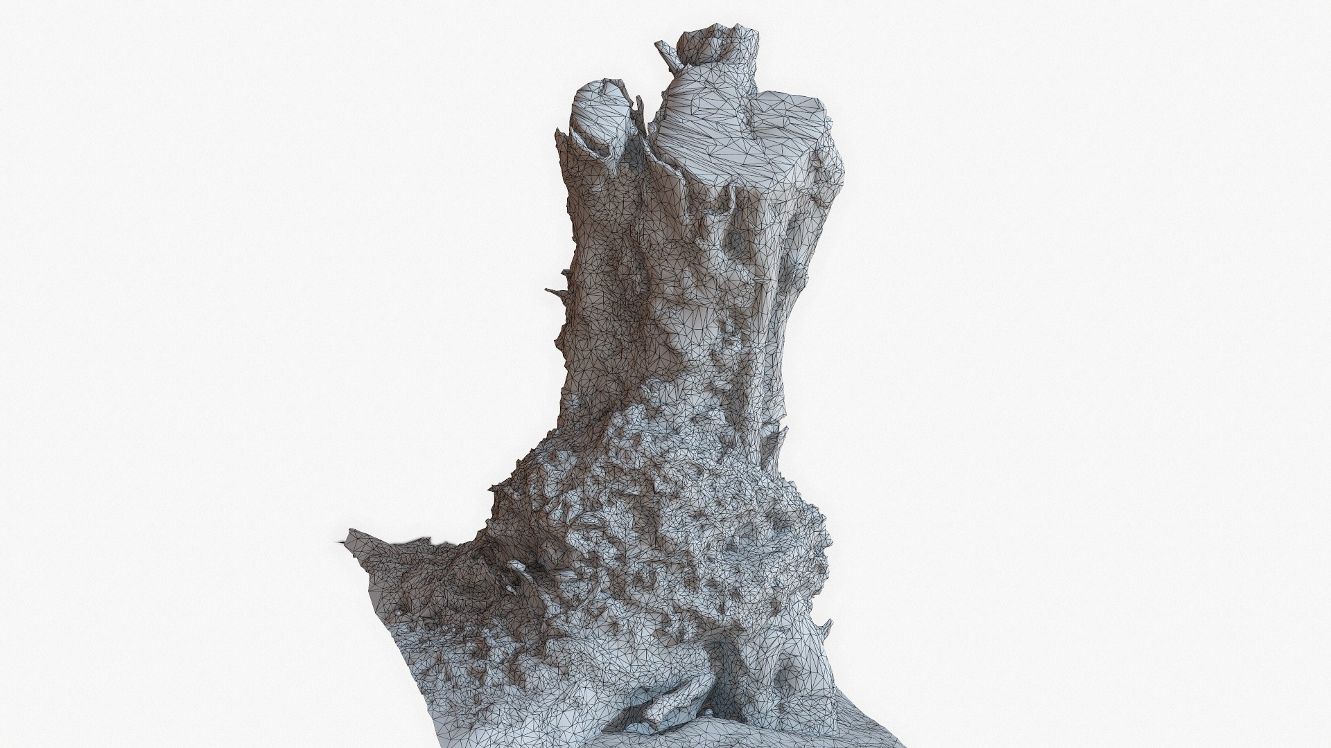 3D Old Tree Stump - TurboSquid 1207923