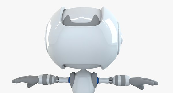 robot bot 3d model