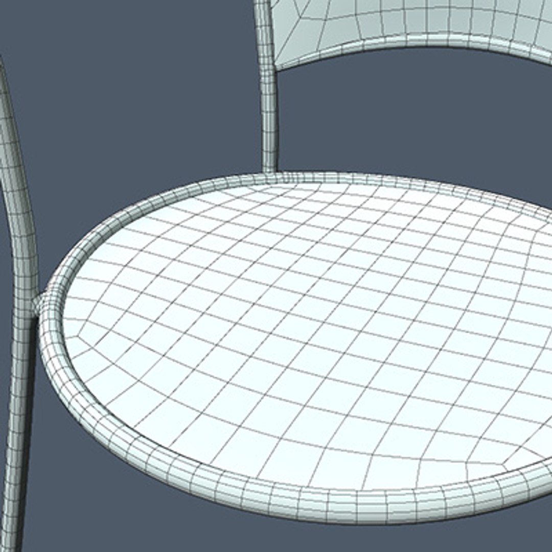 3d Obj Metal Chair