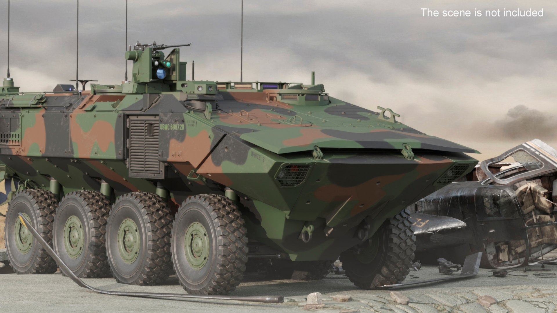 US Amphibious Combat Vehicle ACV Rigged For Maya 3D Model - TurboSquid ...