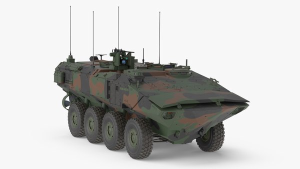 modelo 3d Vehículo de combate anfibio estadounidense ACV preparado para Maya - TurboSquid 2319962