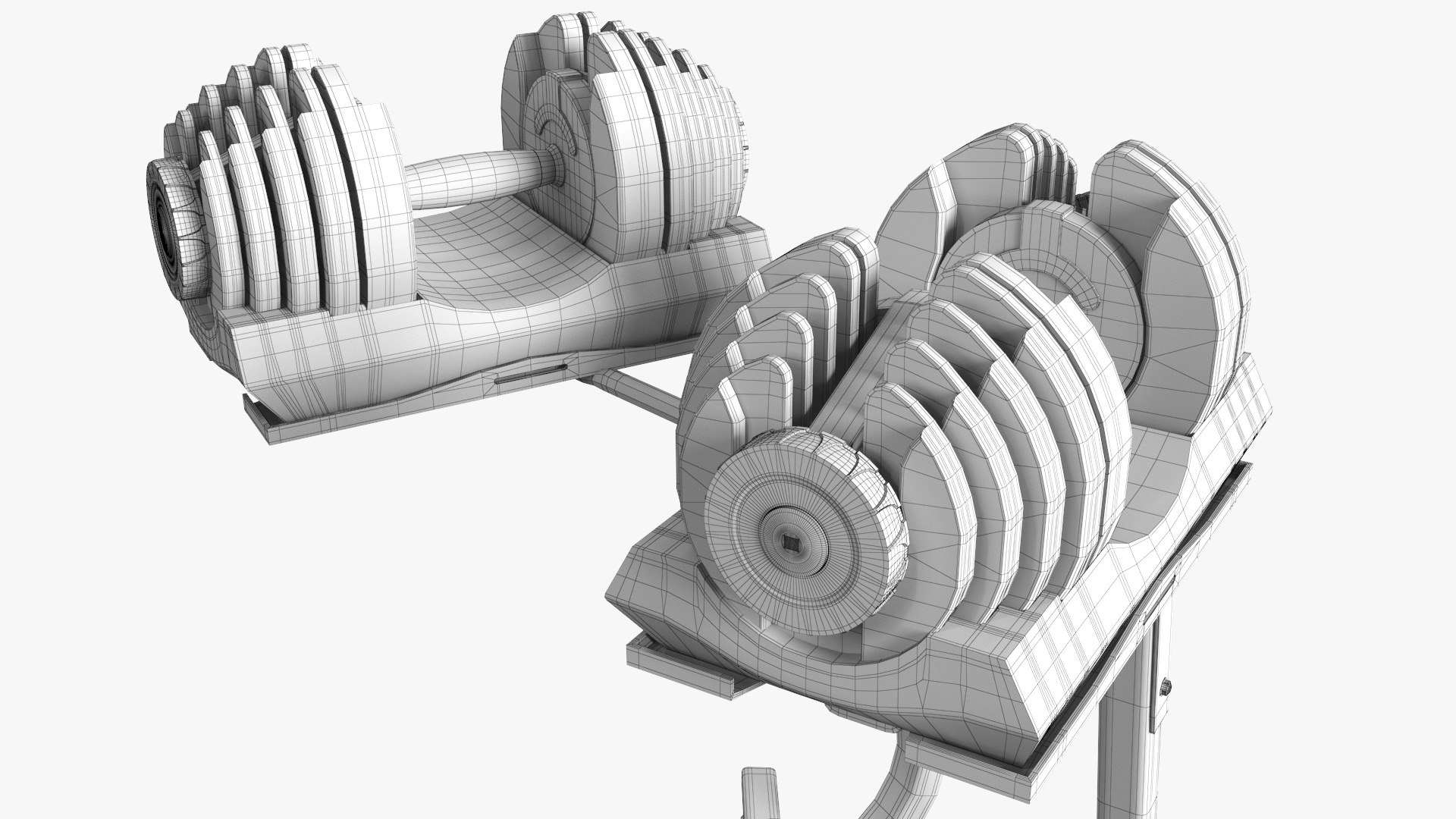 3D Dumbbells 8K PBR Textures Model - TurboSquid 1892579