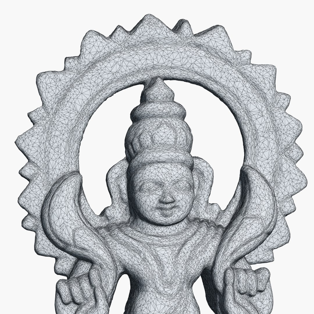 indian statuette india 3ds