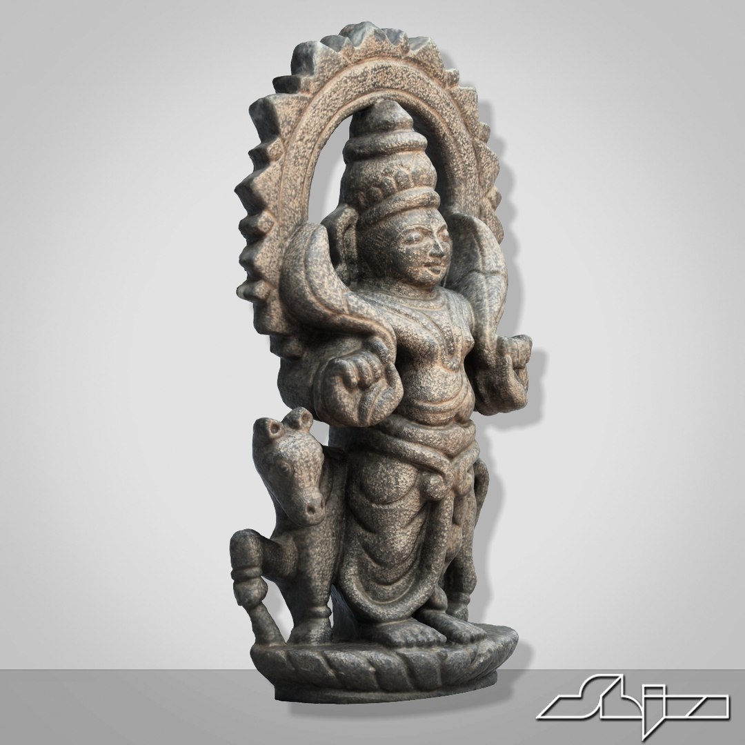 indian statuette india 3ds